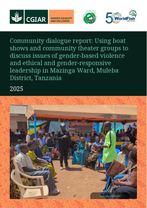 Community dialogue report: Using boat shows and community theater ...